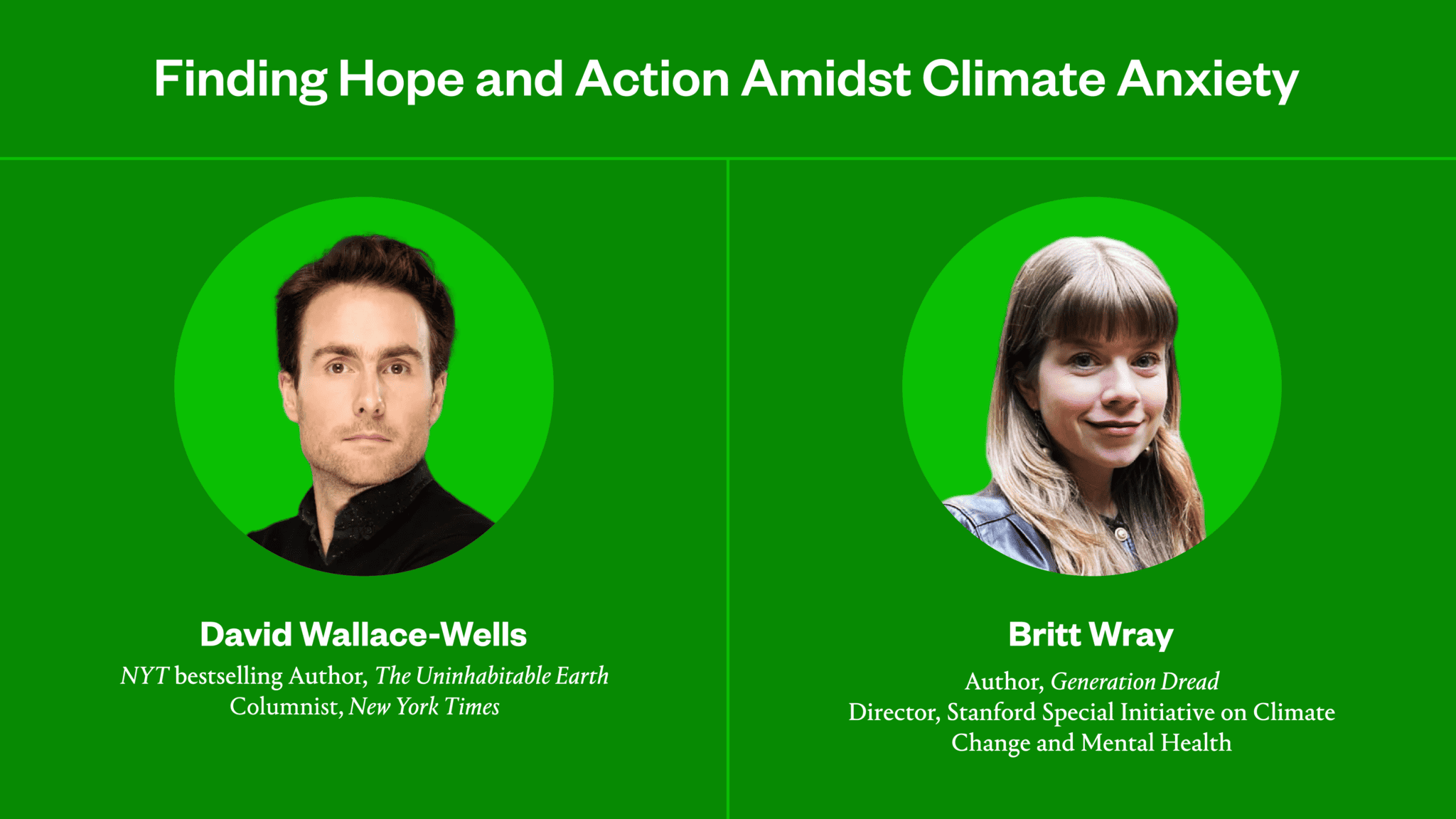 Finding Purpose in a World on Fire: Lavin's Climate Speakers on Winning ...